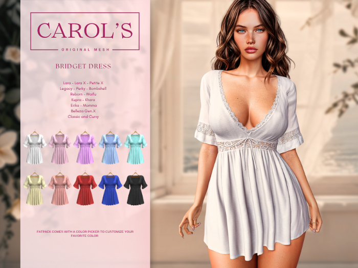 Second Life Marketplace - Carol's Store- Bridget Dress DEMO